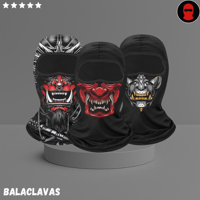 Oni Face Mask - Etsy