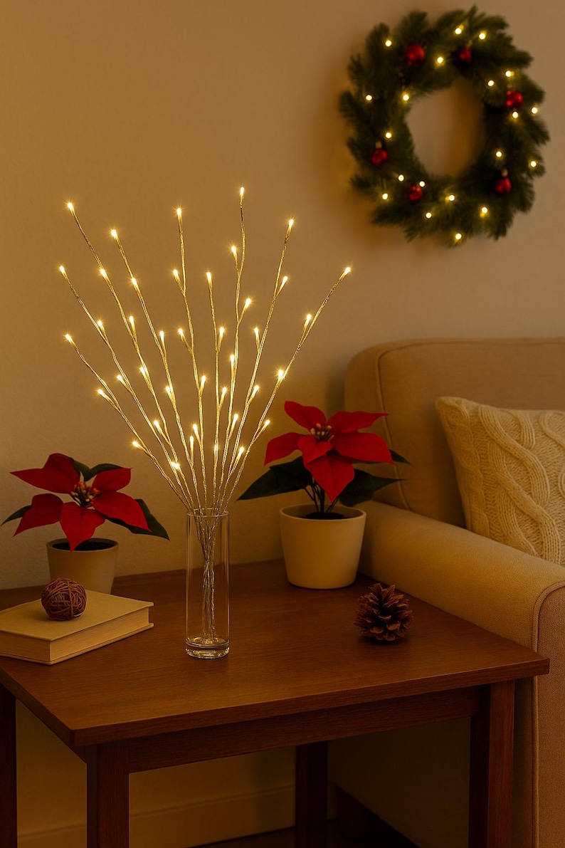 LED Twig Lights – Decorative Lighted Branches for Christmas & Home ...