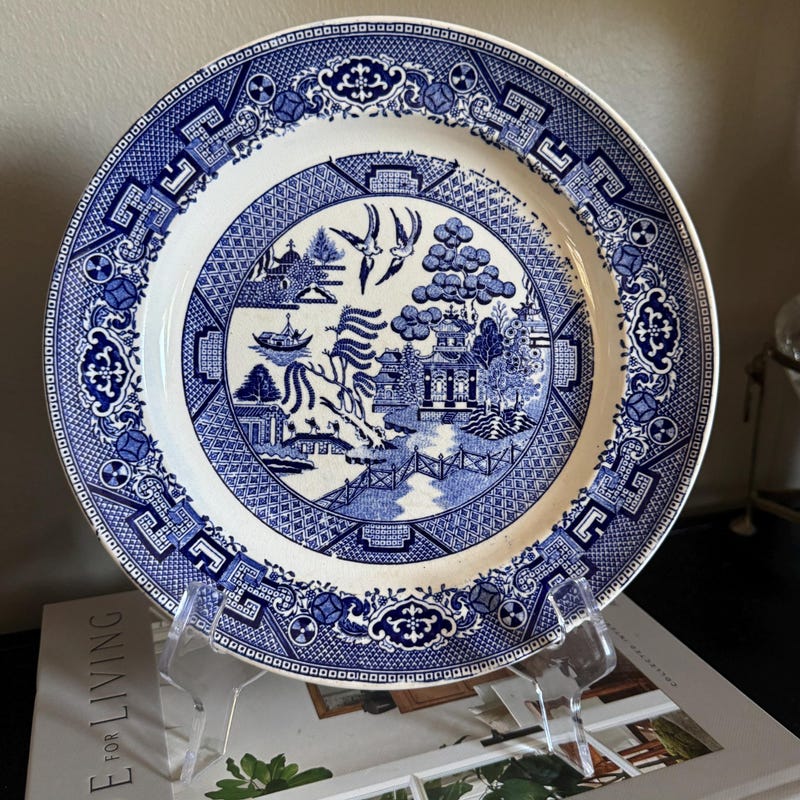 Willow Pattern Plate - Etsy