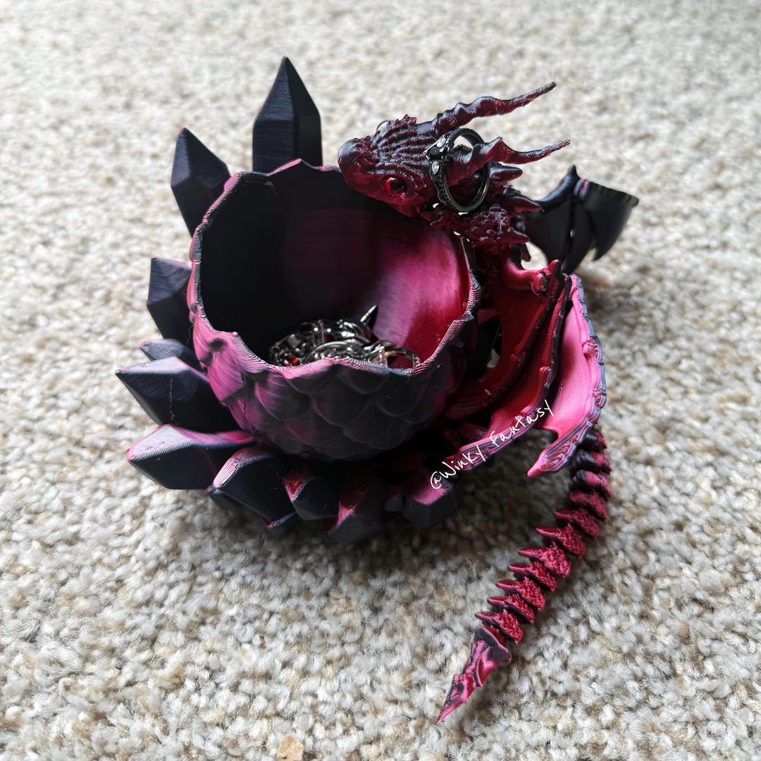 Sylus Dragon Egg and Crystal Love and Deepspace Jewelry Organizer Stand ...