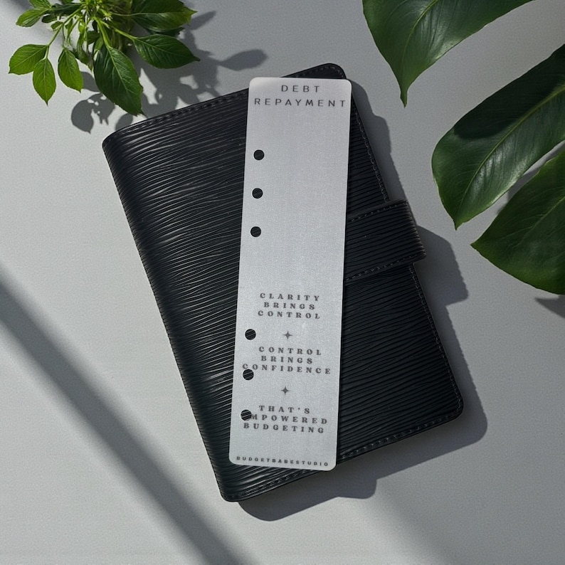 A6 Debt Payoff Set | Vellum Tracker, Budgeting | Cash Stuffing | the ...