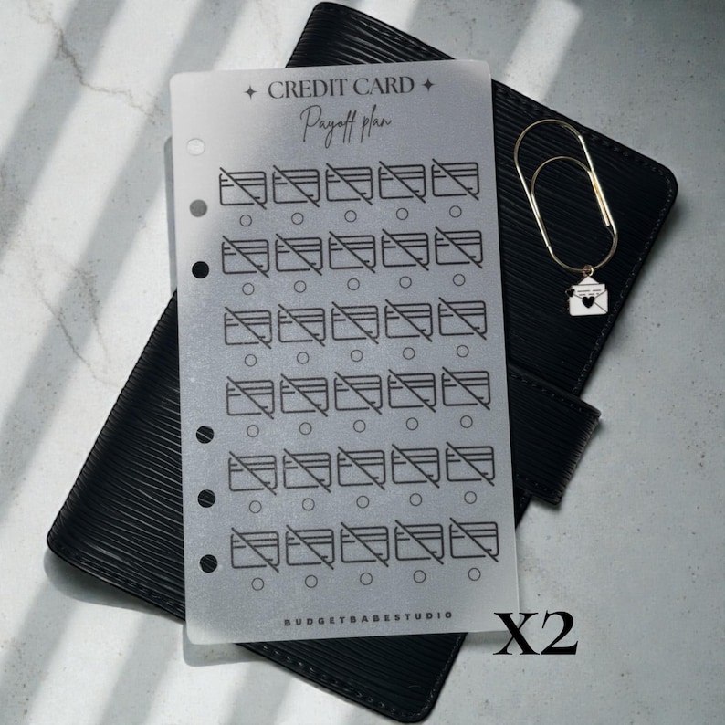 A6 Debt Payoff Set | Vellum Tracker, Budgeting | Cash Stuffing | the ...