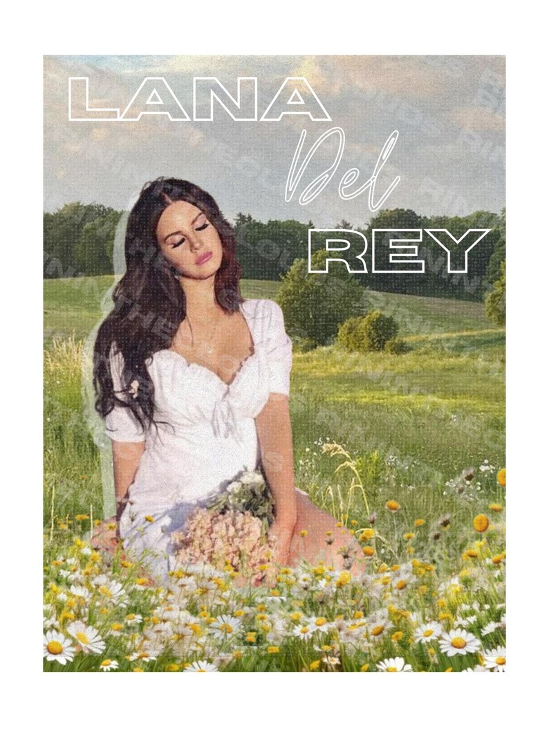 Lana Del Rey Poster | Lana Del Ray | Poster | Aesthetic Wall Art ...