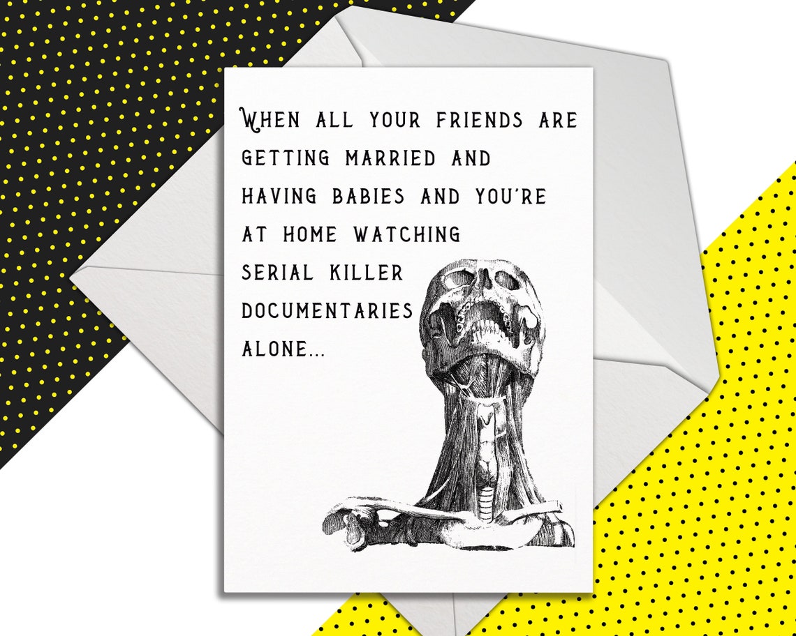 Serial Killer Birthday Card | Etsy