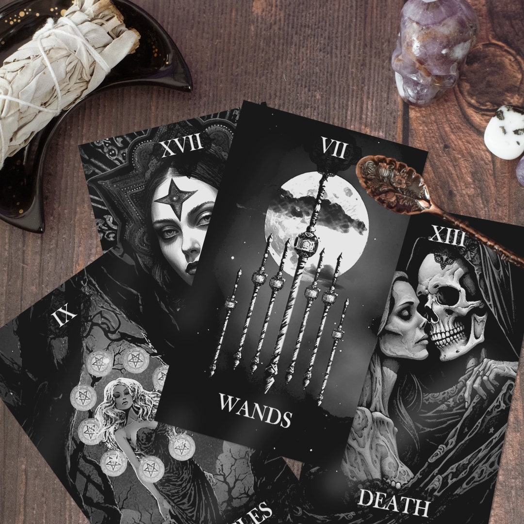 Victorian Tarot Card Deck Gothic Tarot Cards Full Tarot - Etsy