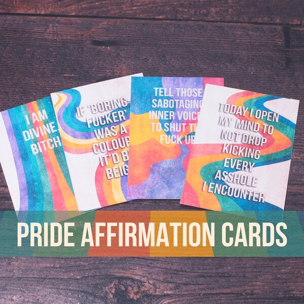 Gay Affirmation Cards - Etsy