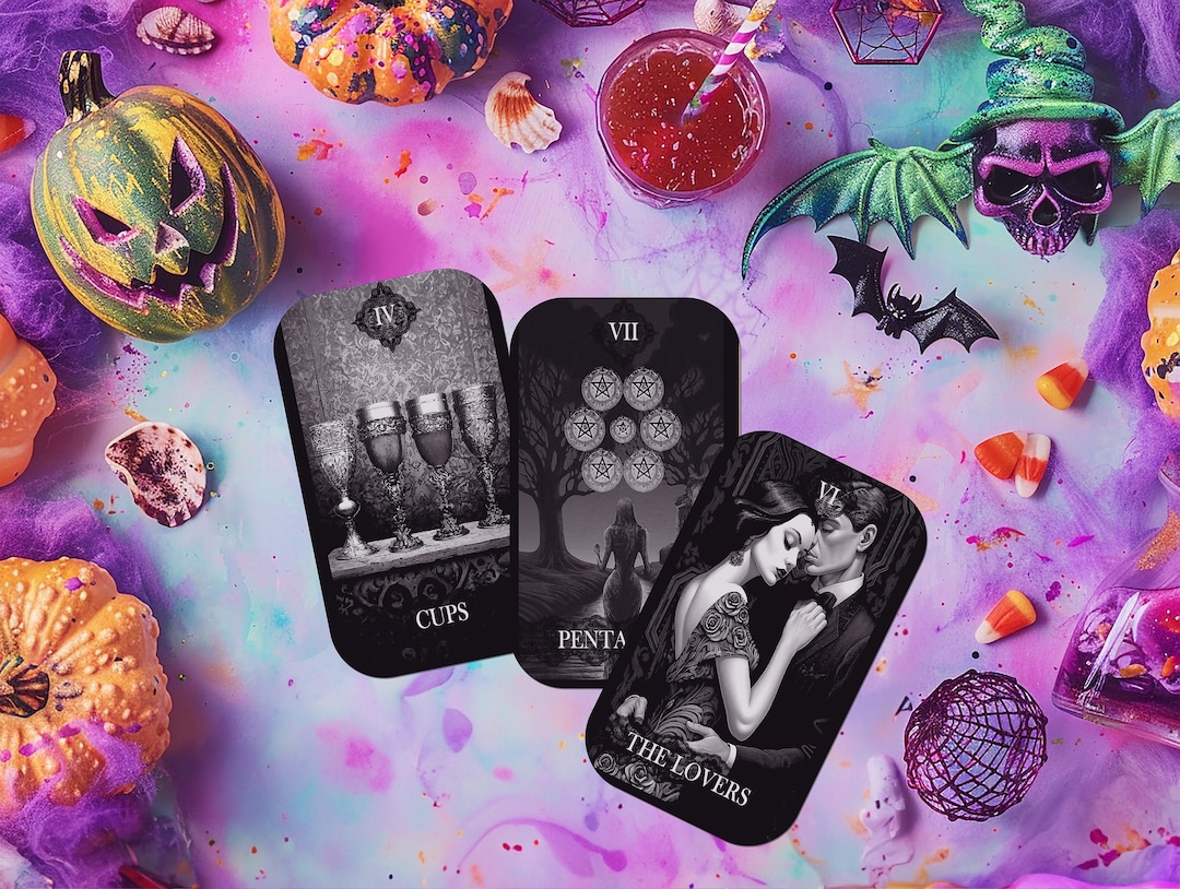 Victorian Tarot Card Deck | Gothic Tarot Cards | Full Tarot Card Deck ...