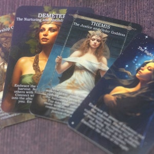 Greek Goddess Oracle Cards - Oracle Deck, 16 Card Deck, Affirmation ...