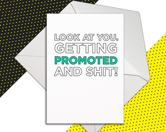 You Got the Job Card Funny Congratulations Goat Promotion | Etsy UK