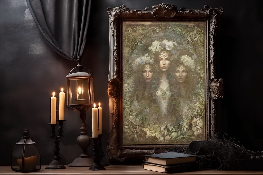 Hekate Home Decor Art Print - Unframed Giclee Print, Vintage Art ...