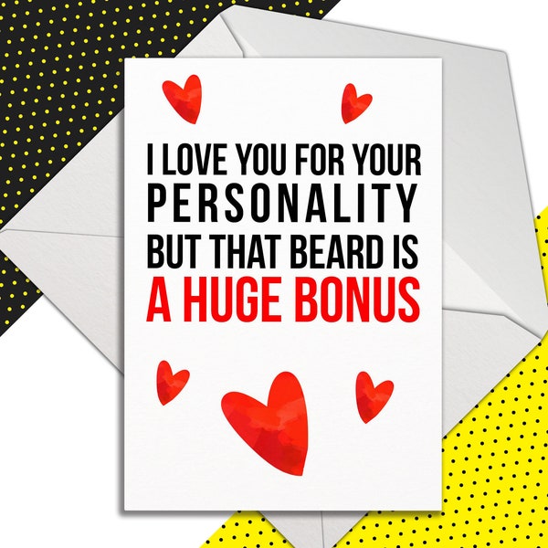 Funny Beard Card - Etsy