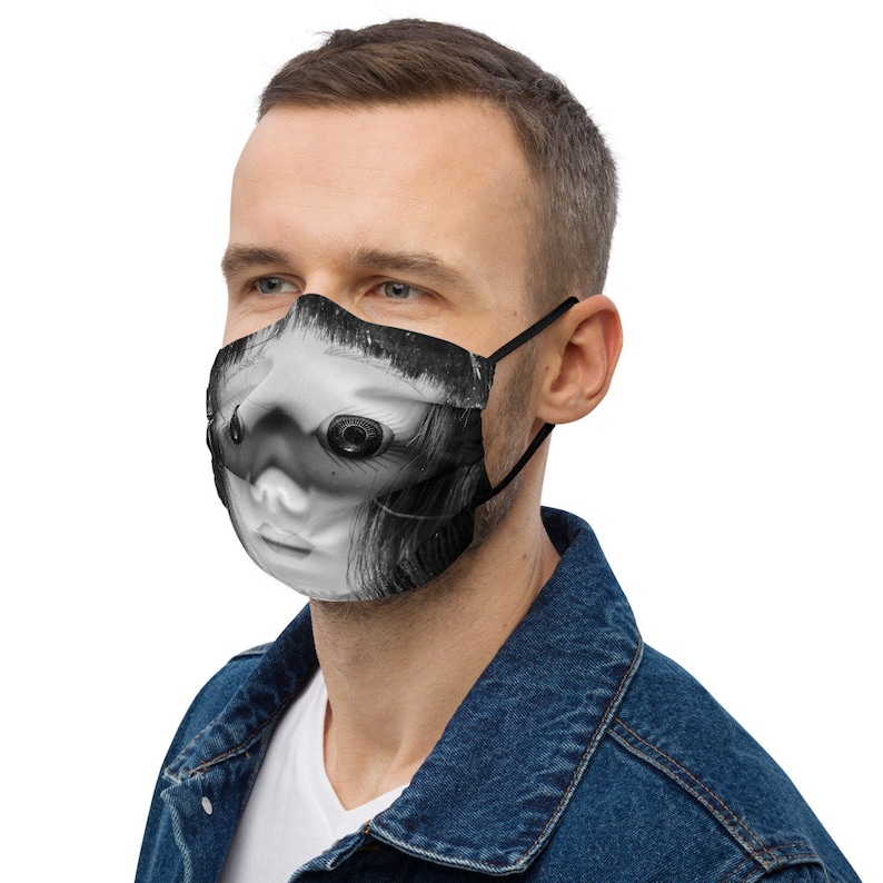 Creepy Doll Face Mask Horror Mask Halloween Mask Spooky | Etsy