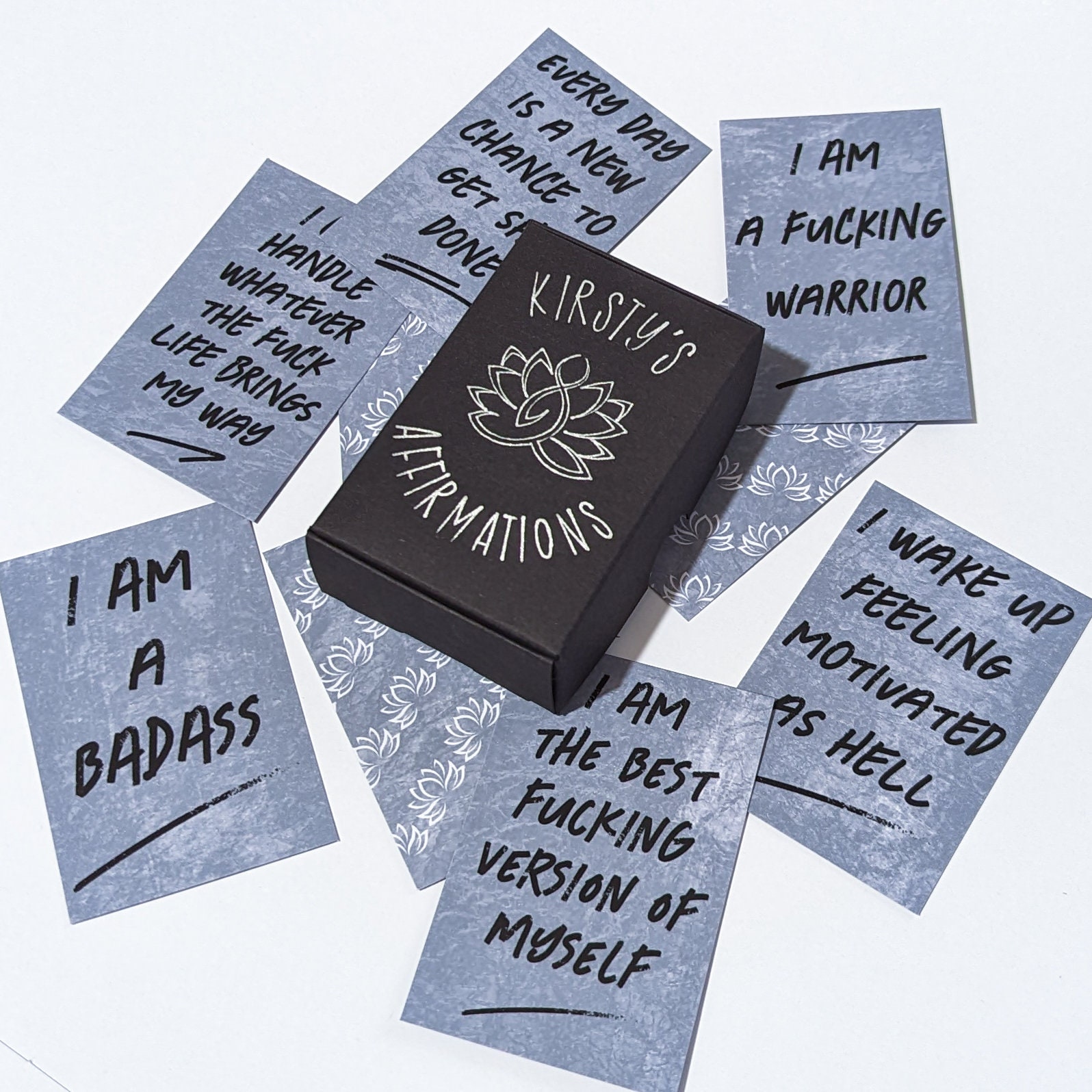 Custom Affirmational Cards | Personalised Positively Inspiring and ...