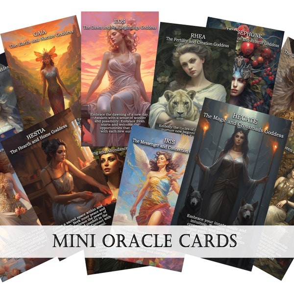 Mini Oracle Deck - Etsy