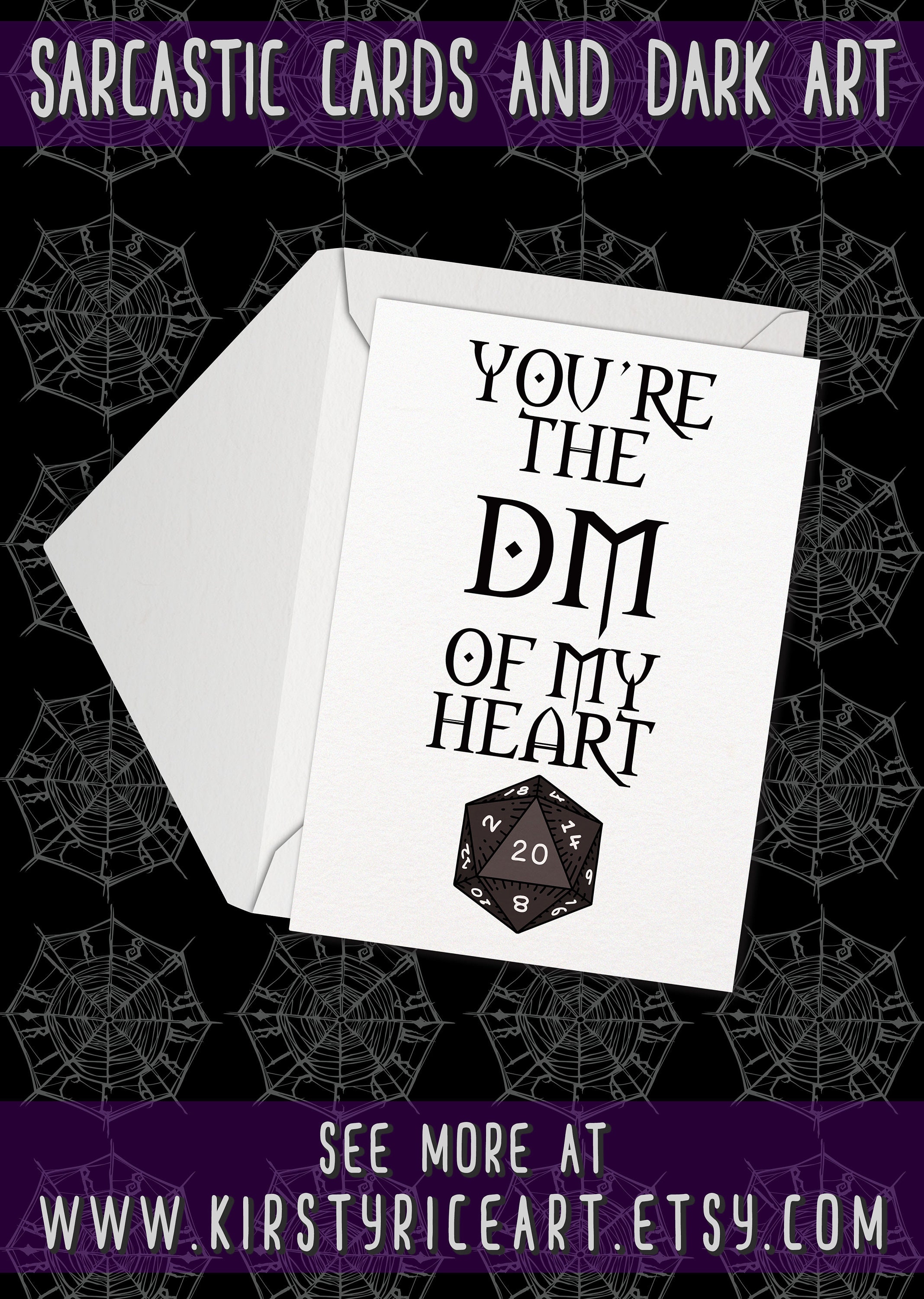 DND Anniversary Card Funny Birthday Card You're the DM | Etsy