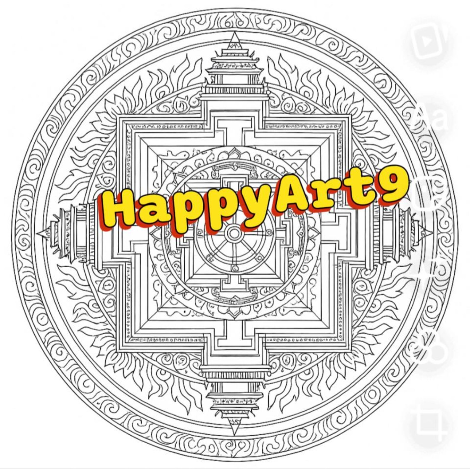 10 Mandalas for Coloring - Etsy