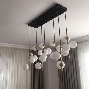 Trio Pendant Light, Modern Multi Light Cluster Chandelier ,art Deco ...