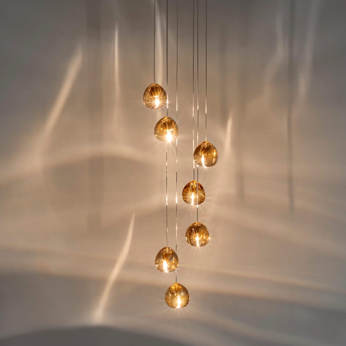 Bocca V3 Modern Glass Globe Pendant Chandelier – Multi Light Cluster ...