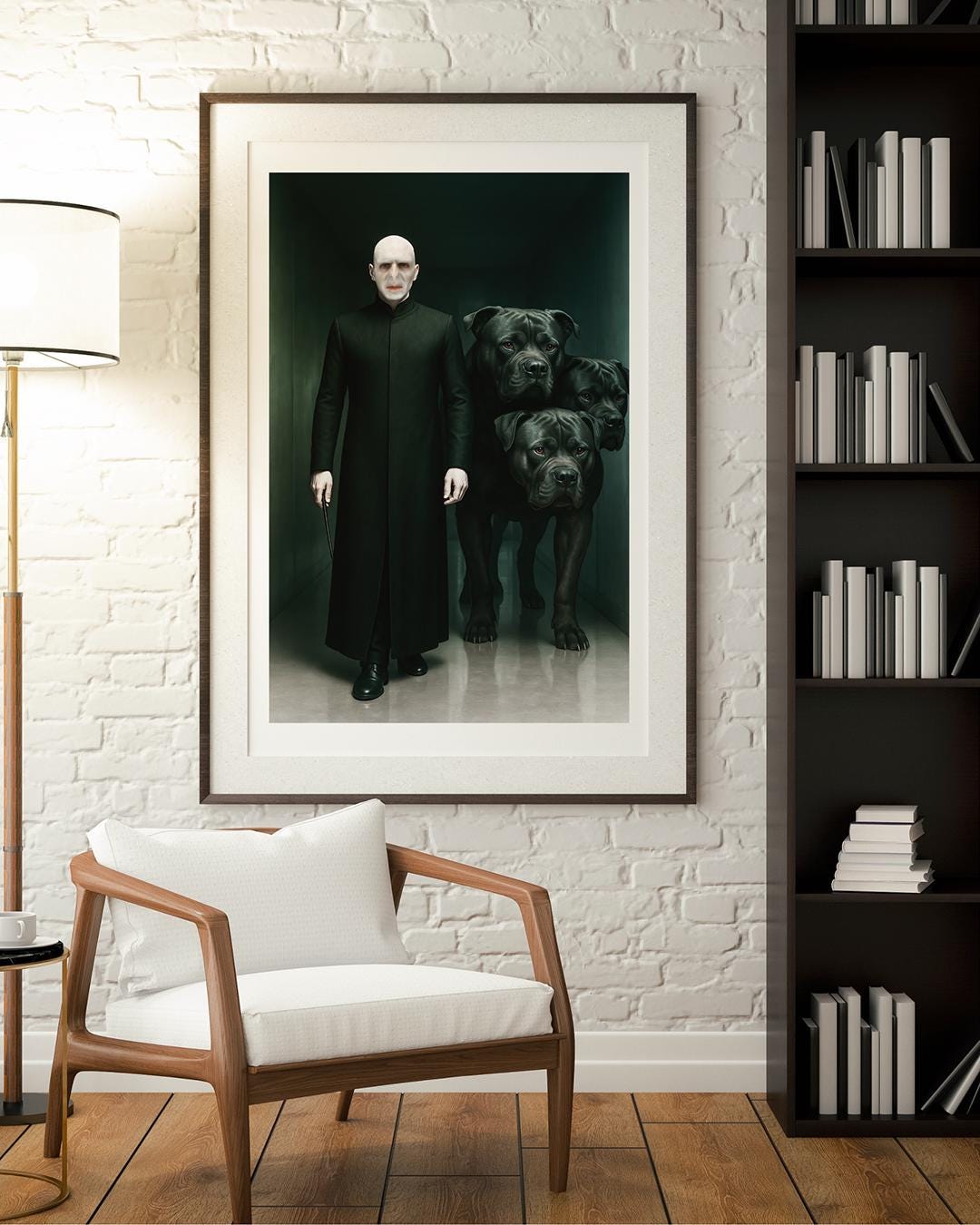 Voldemort Art Print – Dark Wizard Wall Poster | Harry Potter Inspired ...