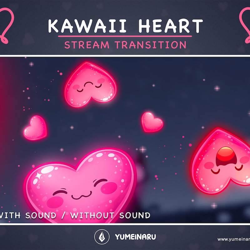Heart Transition Overlay - Etsy UK