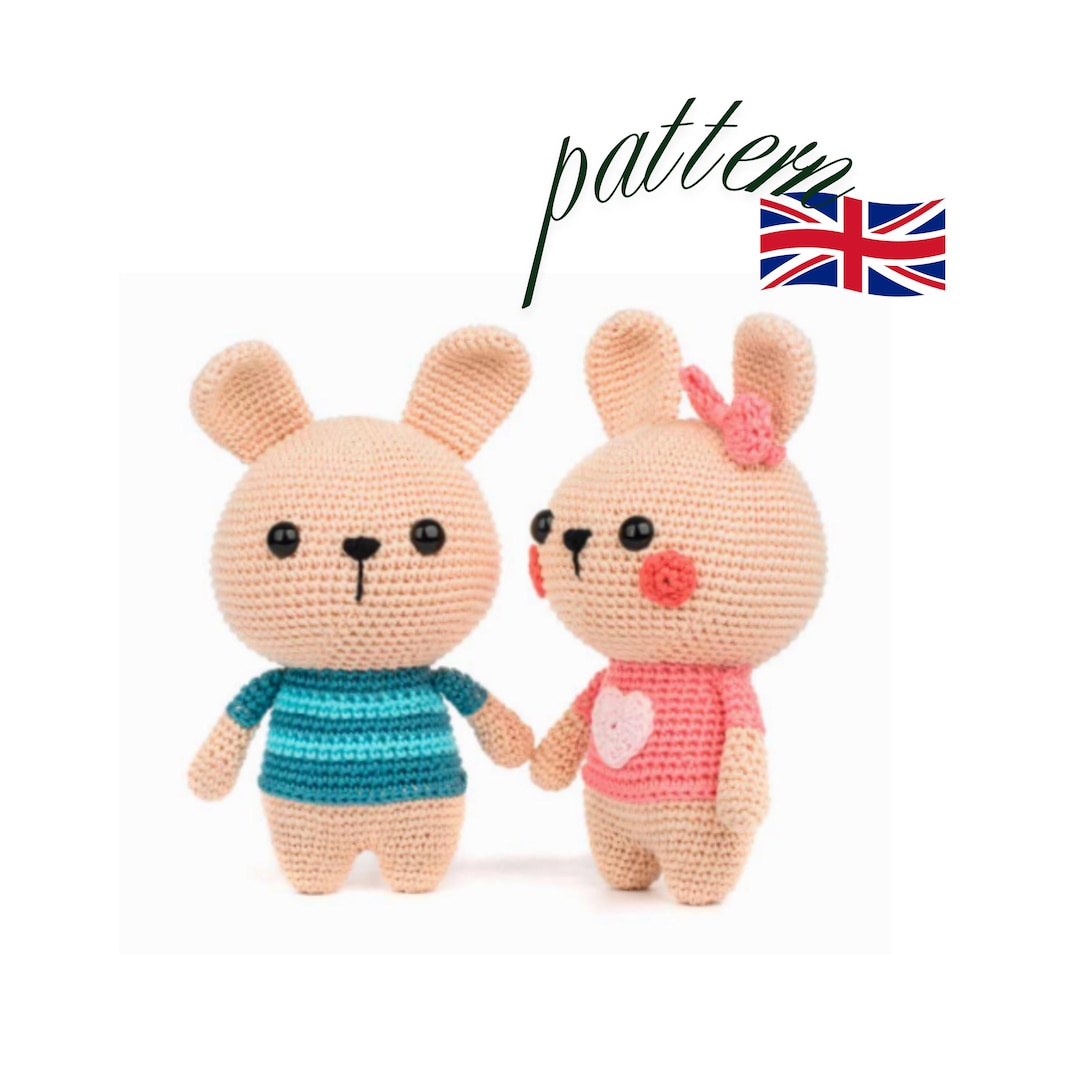 Patron au crochet Amigurumi Bunny : Emily & George (Patron PDF en ...