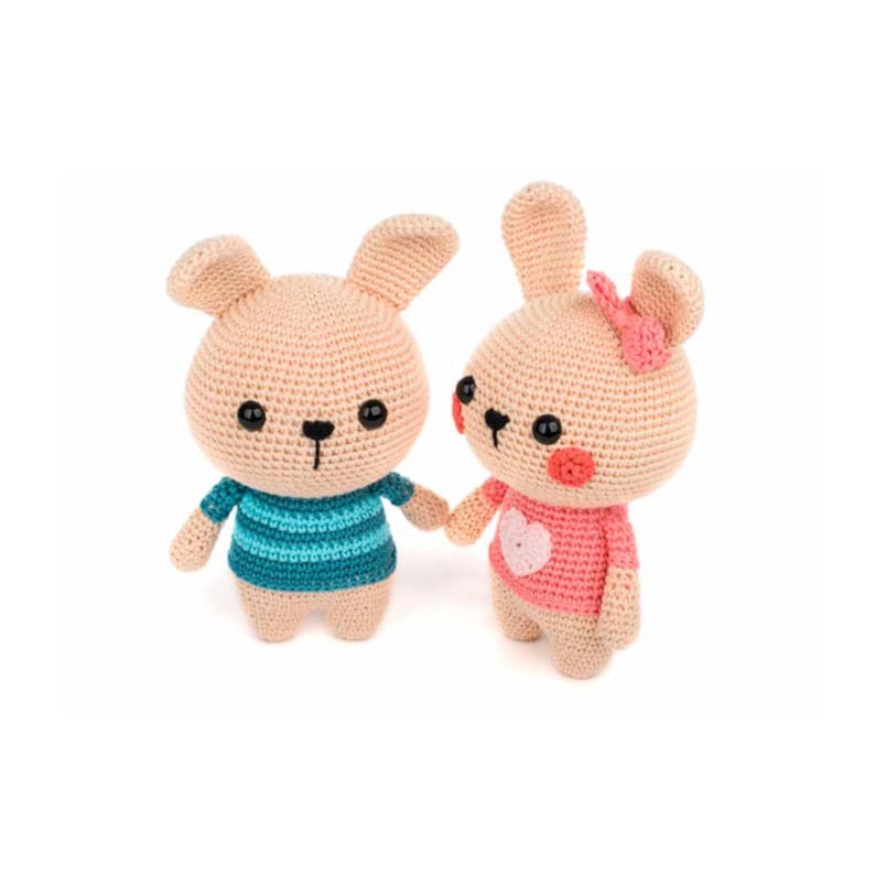 Patron au crochet Amigurumi Bunny : Emily & George (Patron PDF en ...