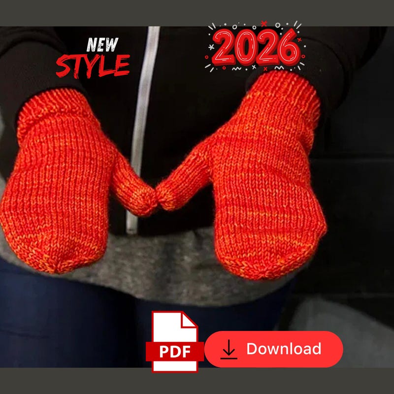 Double Mittens Pattern - Etsy