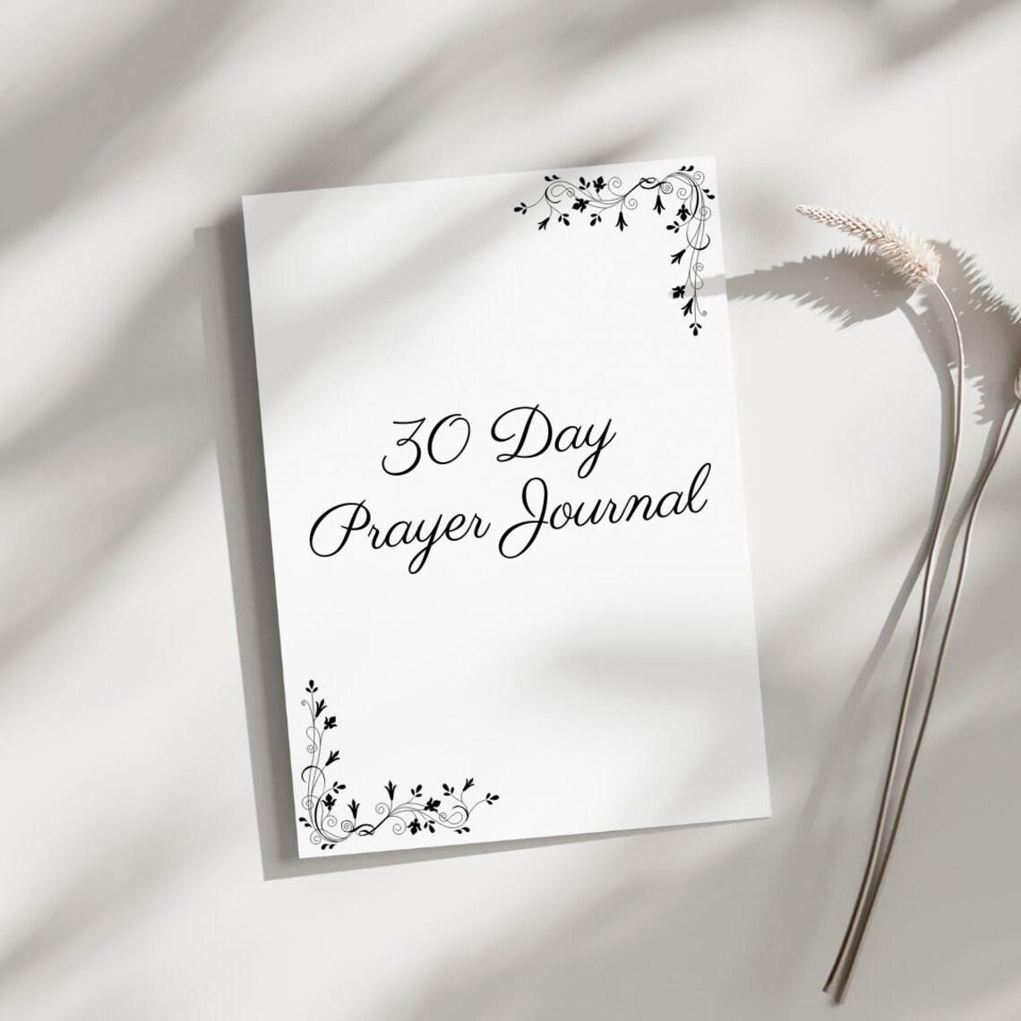 30-day Prayer Journal Printable | Christian Journal PDF | Daily ...