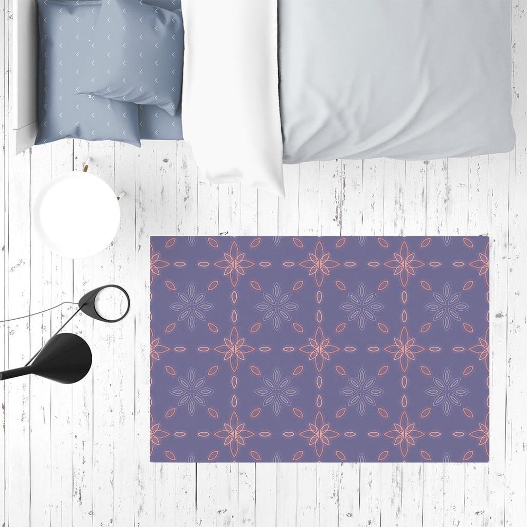 Peach and Plum Sublimation Mat / Carpet / Rug / Play Mat / Pet Feeding ...