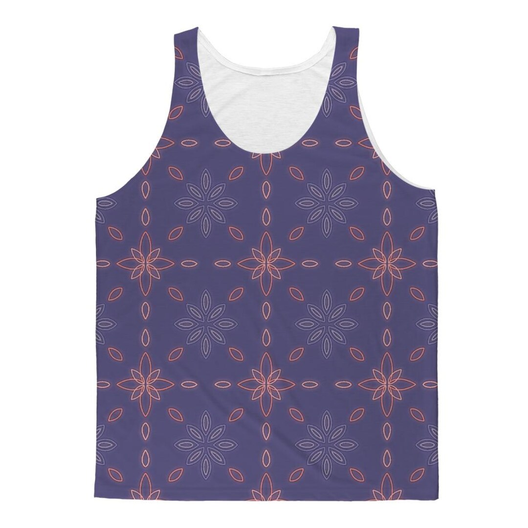 Peach and Plum Classic Sublimation Adult Tank Top - Etsy