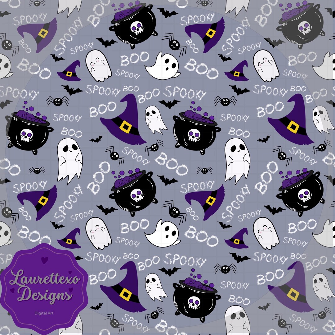 Halloween Seamless Digital Paper: Seamless Fall Design (JPG and PNG ...