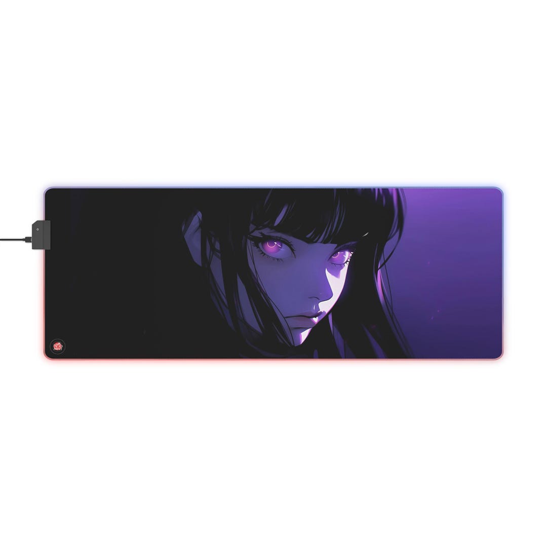 LED Gaming Mouse Pad - RGB Light-up Anime Design - Etsy