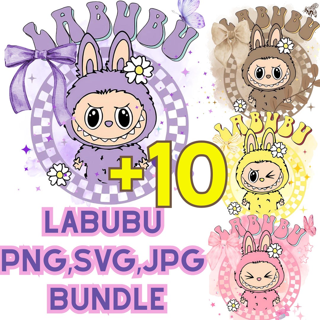 Labubu png,labubu svg, 10+ digital file, labubu svg,labubu png bundle ...