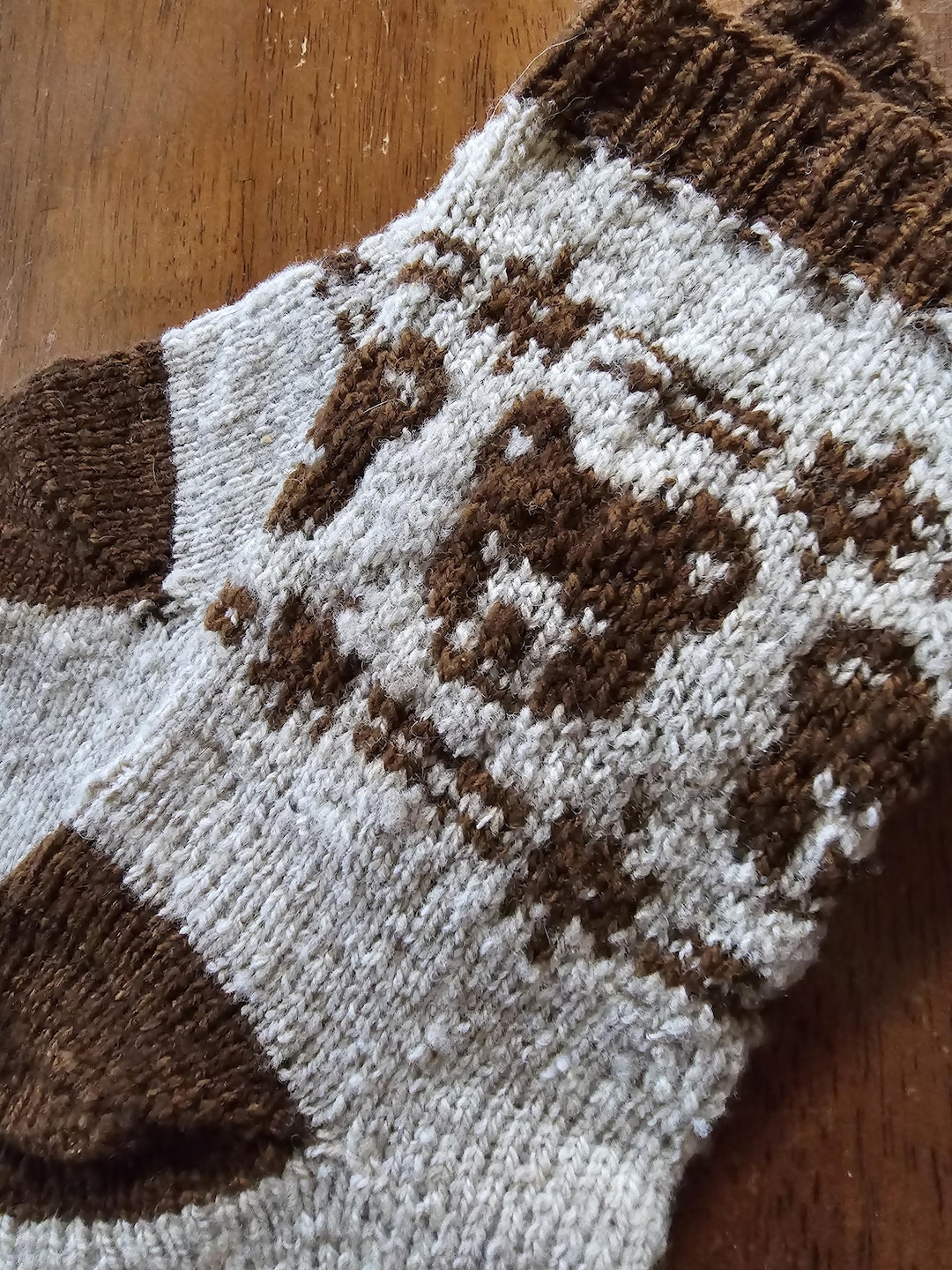 Knit Bear Sock Stranded Colorwork Pattern Fair Isle PDF - Etsy