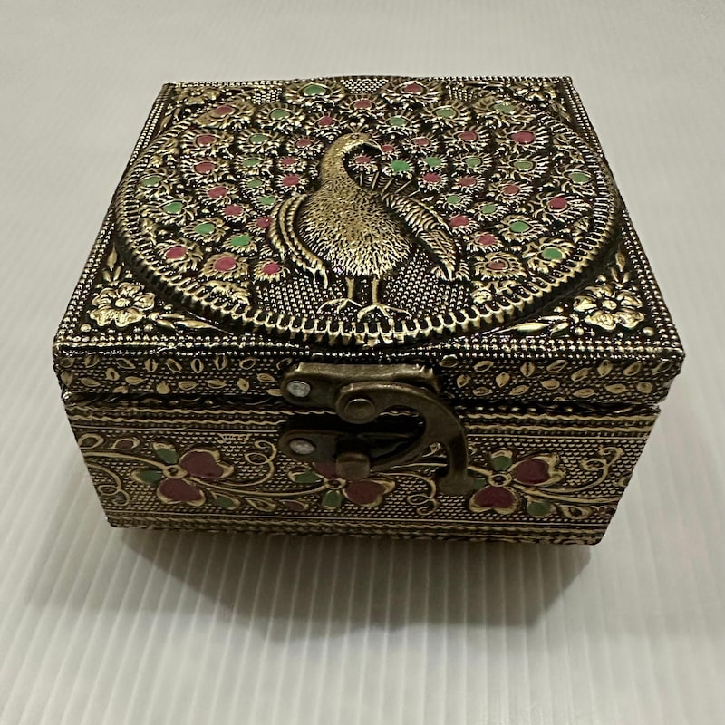 Peacock Copper Box - Etsy