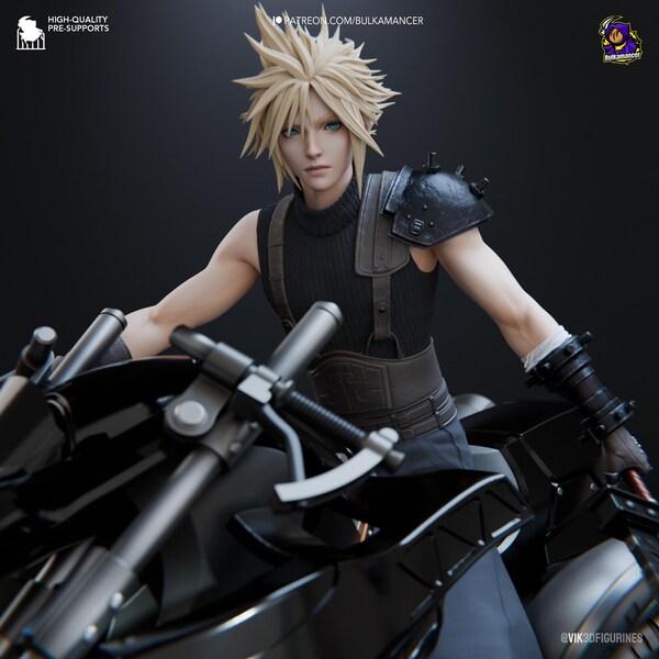 Cloud Strife Stl File - Etsy