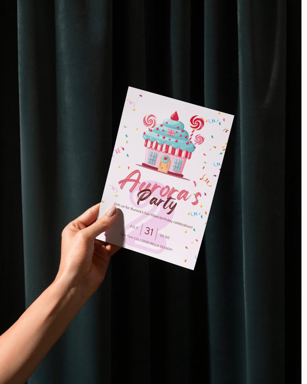 Editable Birthday Poster Template – Canva Link – Personalized Digital ...