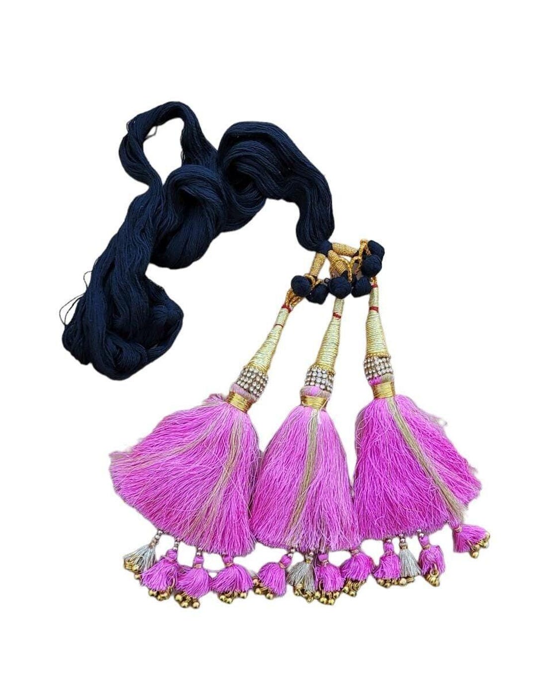 Punjabi Parandi Mehndi Jaago Viyah Bridal Patiala Paranda Indian Hair ...