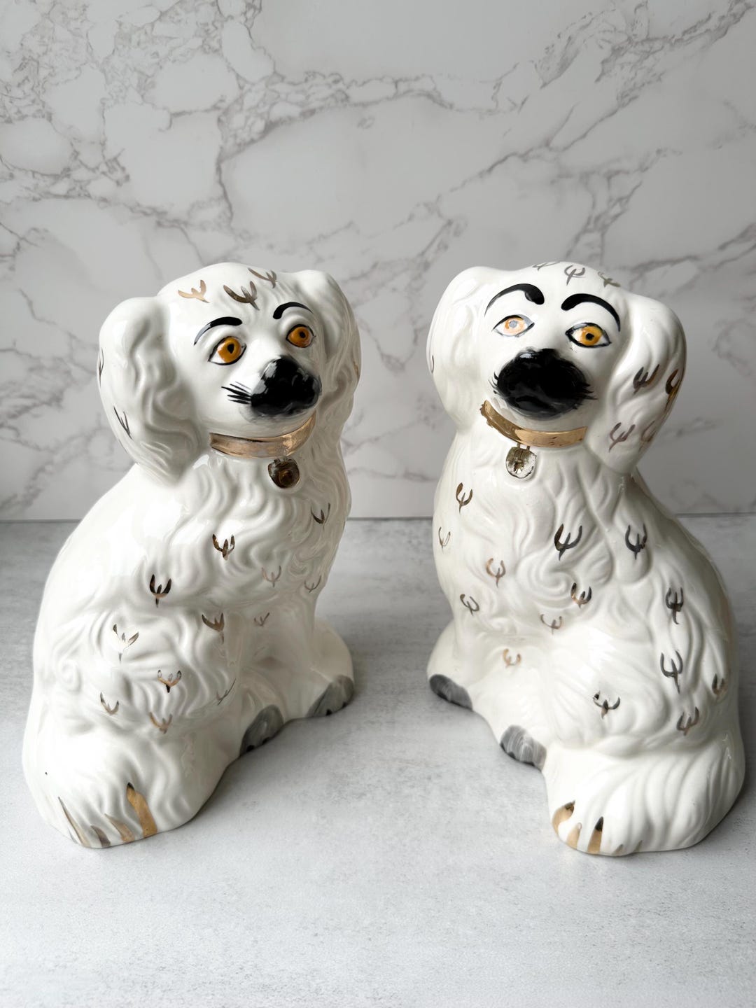 Vintage Beswick Spaniel Figurines: Staffordshire Style Mantel Dogs - Etsy