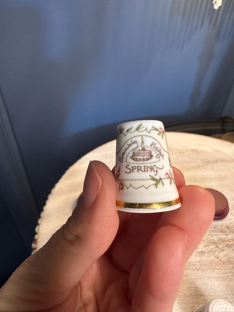 Brambly Hedge Thimbles: Four Seasons Porcelain Set, Collectible Sewing ...