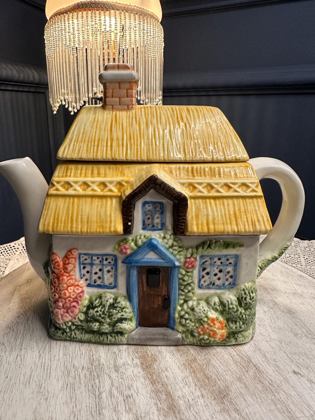 Vintage “summer Cottage” Ceramic Teapot – the Village Teapot ...