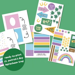Printable Leprechaun Trap Kit – St. Patrick's Day DIY Craft (instant ...