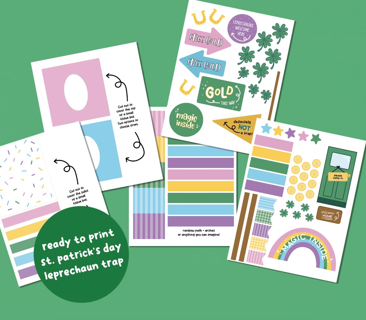 Printable Leprechaun Trap Kit - DIY Leprechaun Trap - Leprechaun Trap ...