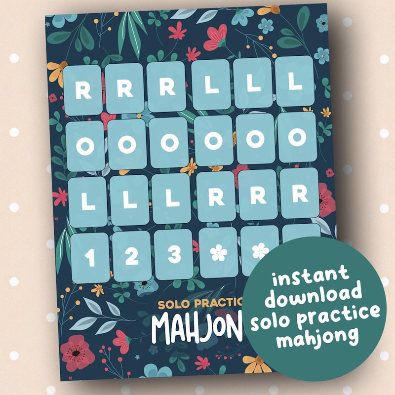 Solo Mahjong Board - Etsy