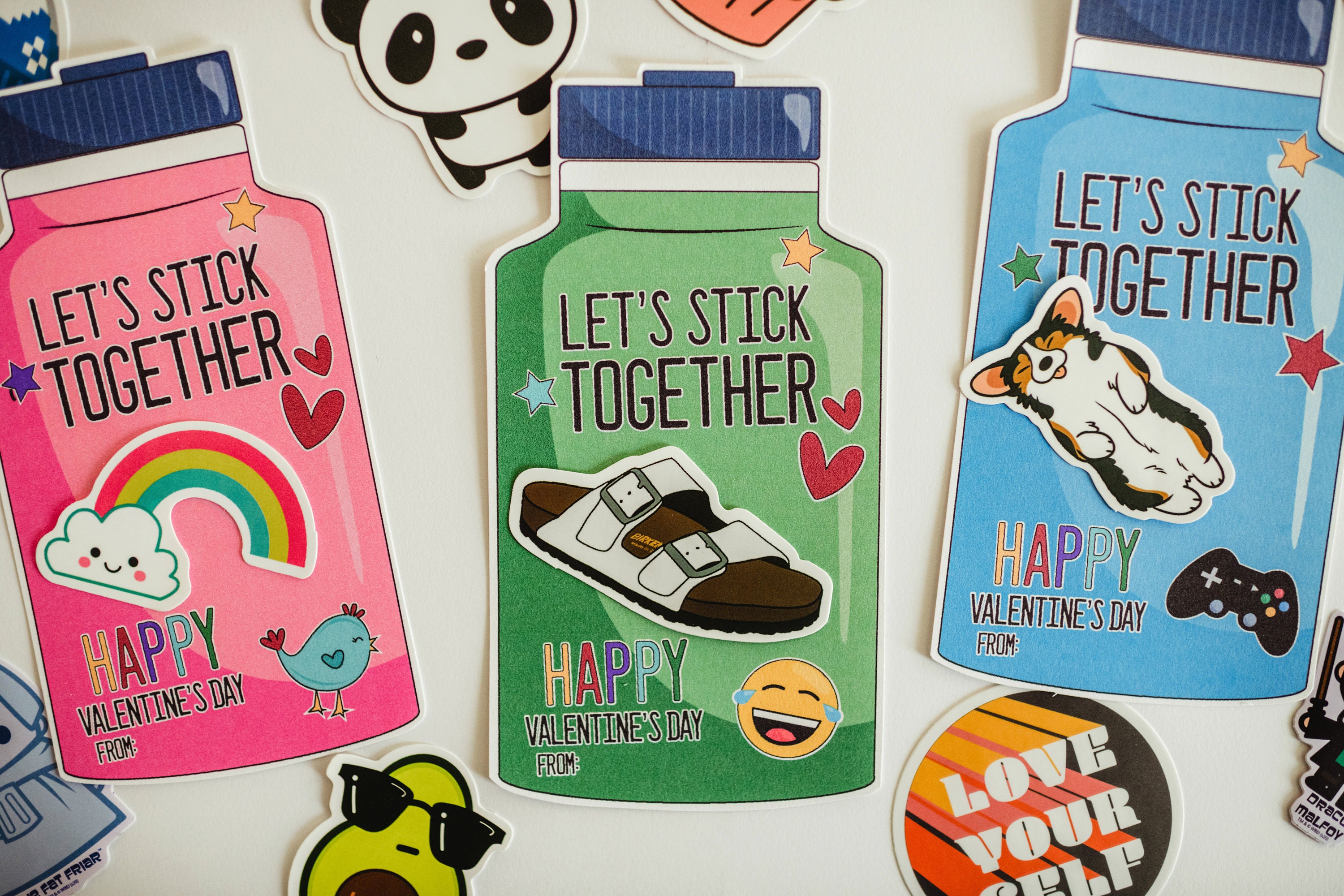 Water Bottle Sticker Kids Valentine Printable - Kids Valentine, School ...