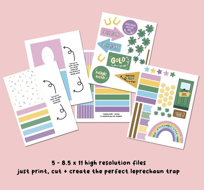 Printable Leprechaun Trap Kit - DIY Leprechaun Trap - Leprechaun Trap ...
