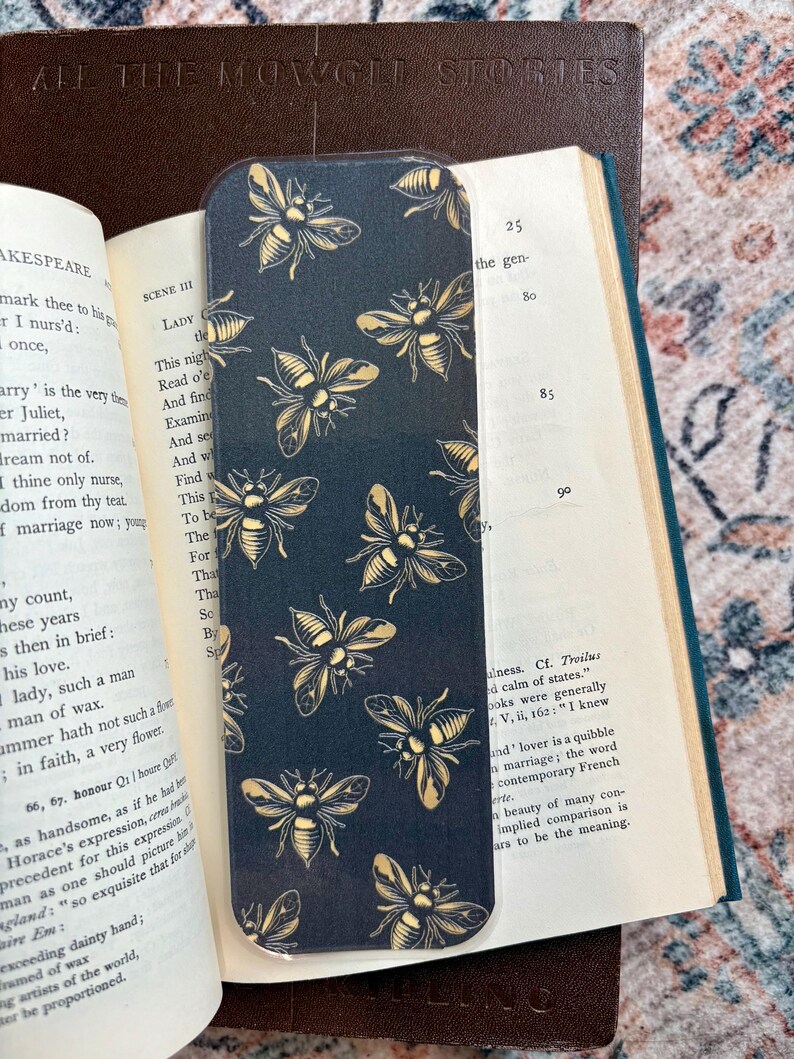 Bumble Bee Bookmarks- One Sided - Etsy