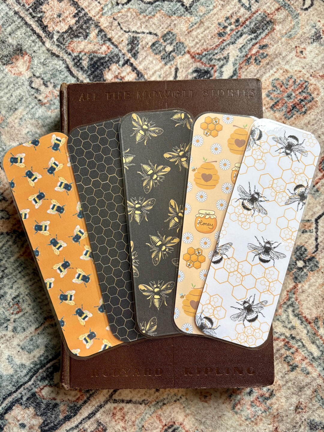 Bumble Bee Bookmarks- One Sided - Etsy