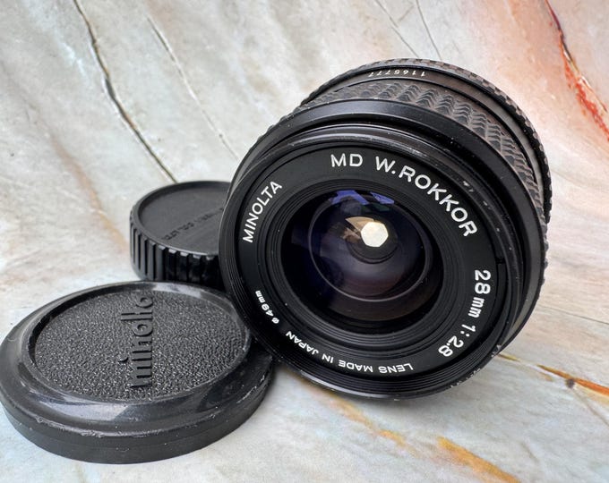 Minolta MD W.rokkor 28mm F/2.8 Wide Angle Vintage Lens — Made in Japan ...