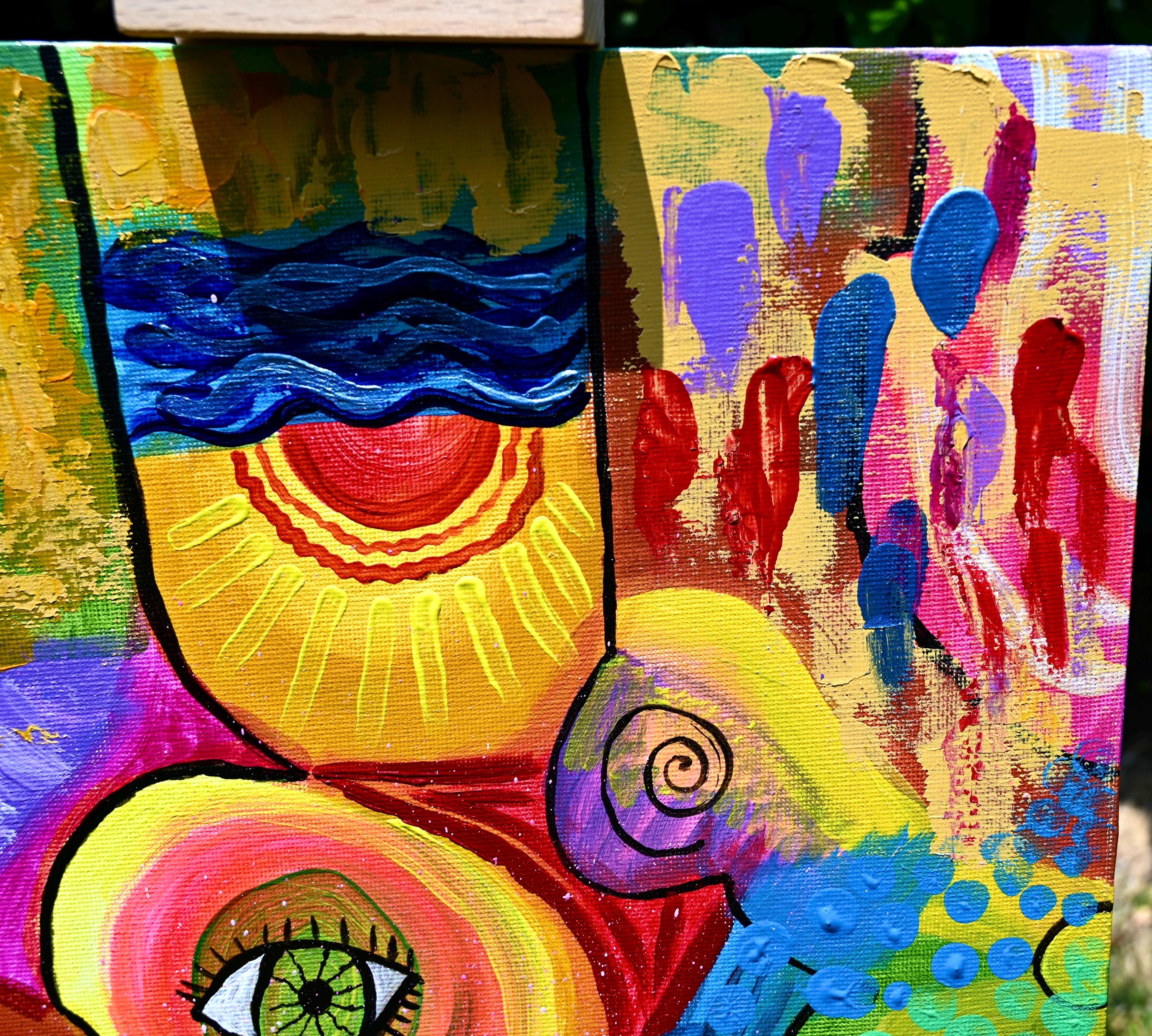 Hand-painted, Original Painting. "soul Awakening". 11x14". Acrylic on ...